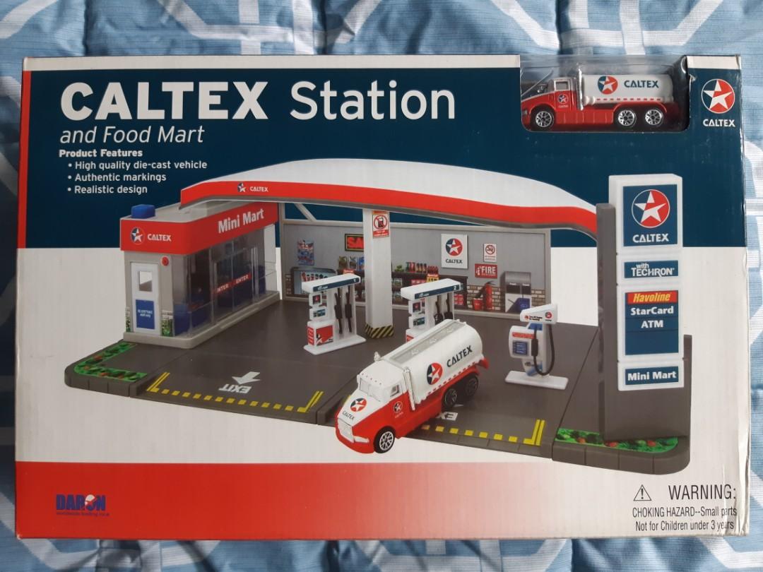 Hotwheels Caltex Gas Station Toy Car Playset, Hobbies & Toys, Toys ...