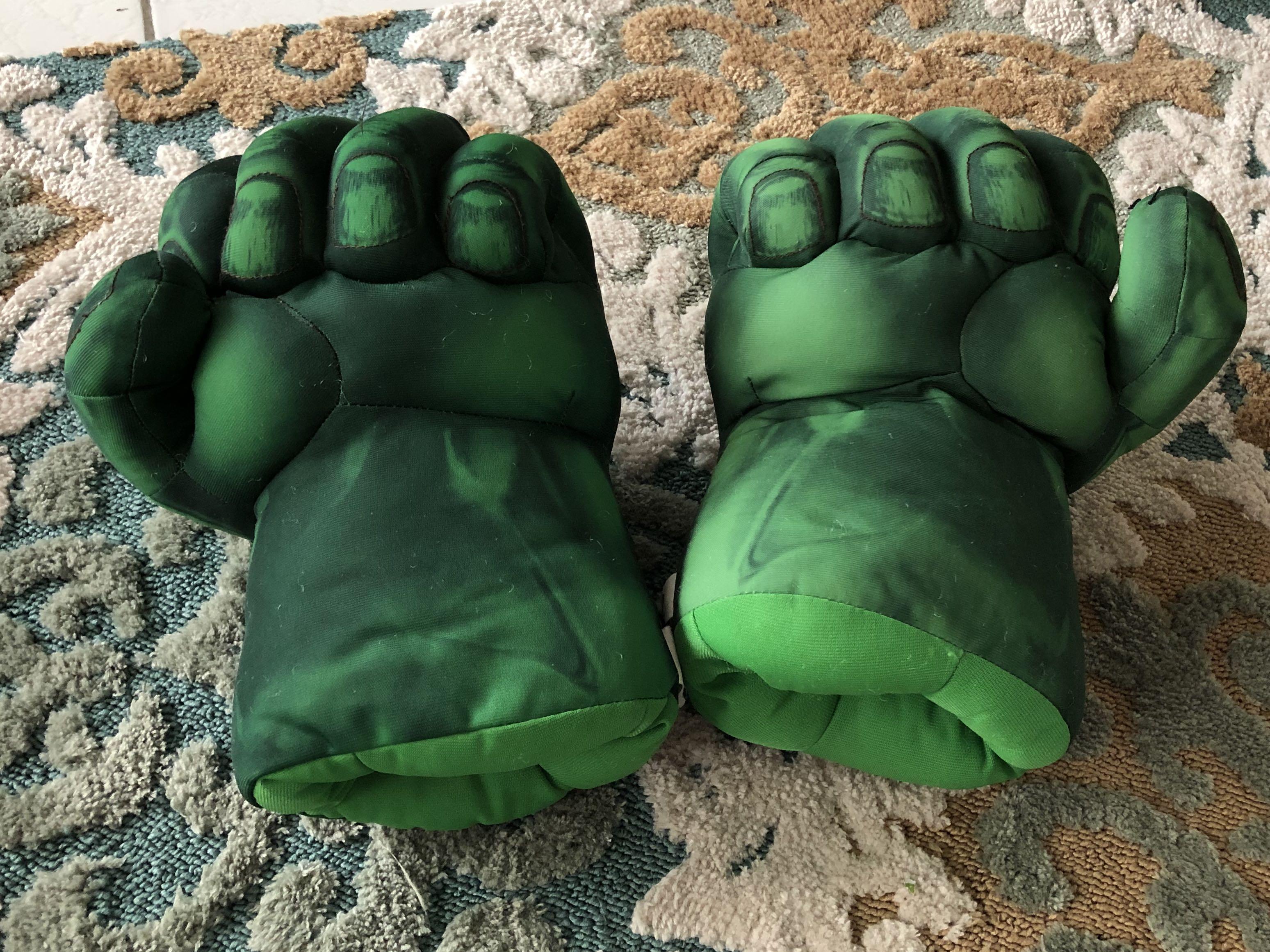 Hulk boxing gloves, Hobbies & Toys, Toys & Games on Carousell