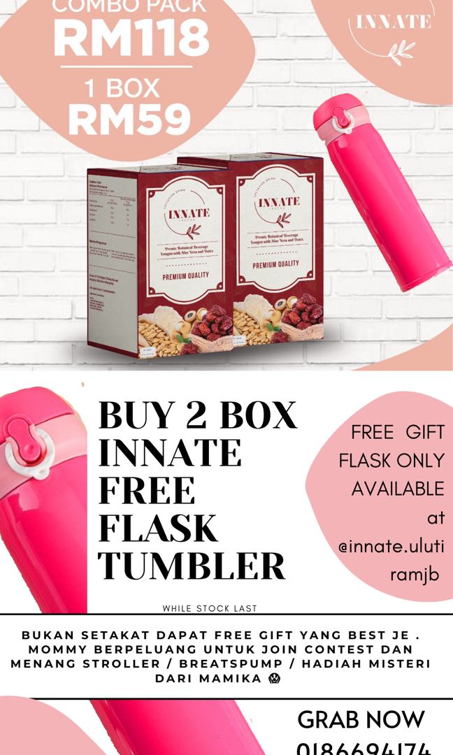 INNATE LACTEA READY STOCK EXTRA FREE GIFT, Food & Drinks, Packaged ...