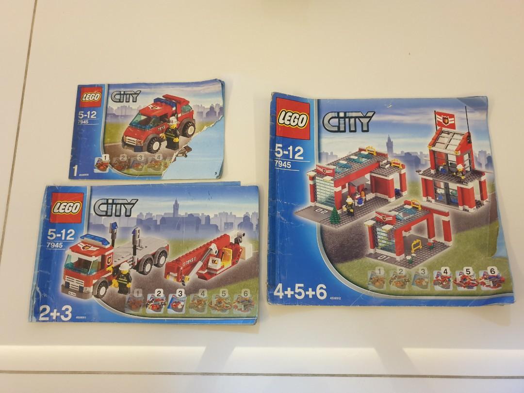 Lego 7945 Fire station set, Hobbies & Toys, Toys & Games on Carousell