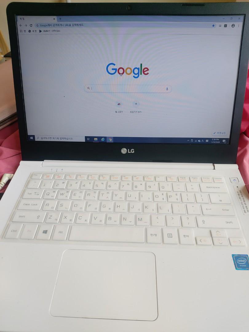 LG Laptop (white), Computers & Tech, Laptops & Notebooks on Carousell