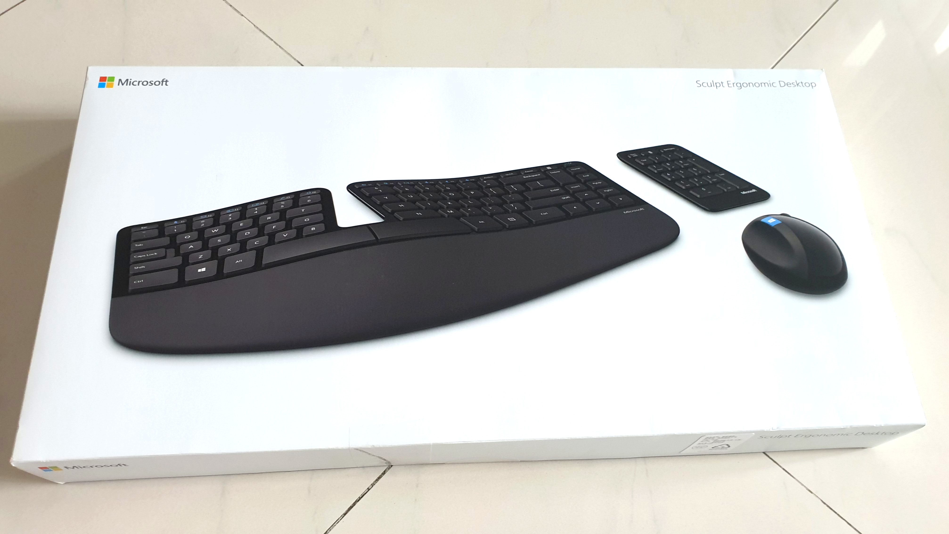 Microsoft Wireless Sculpt Ergonomic Desktop Keyboard And Mouse ...