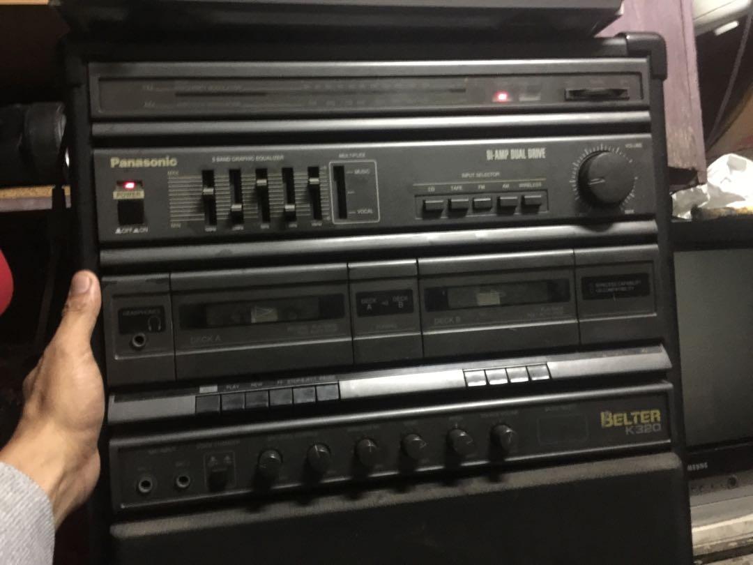 Old Cassette Karaoke System with Am/FM Tuner, Hobbies & Toys ...