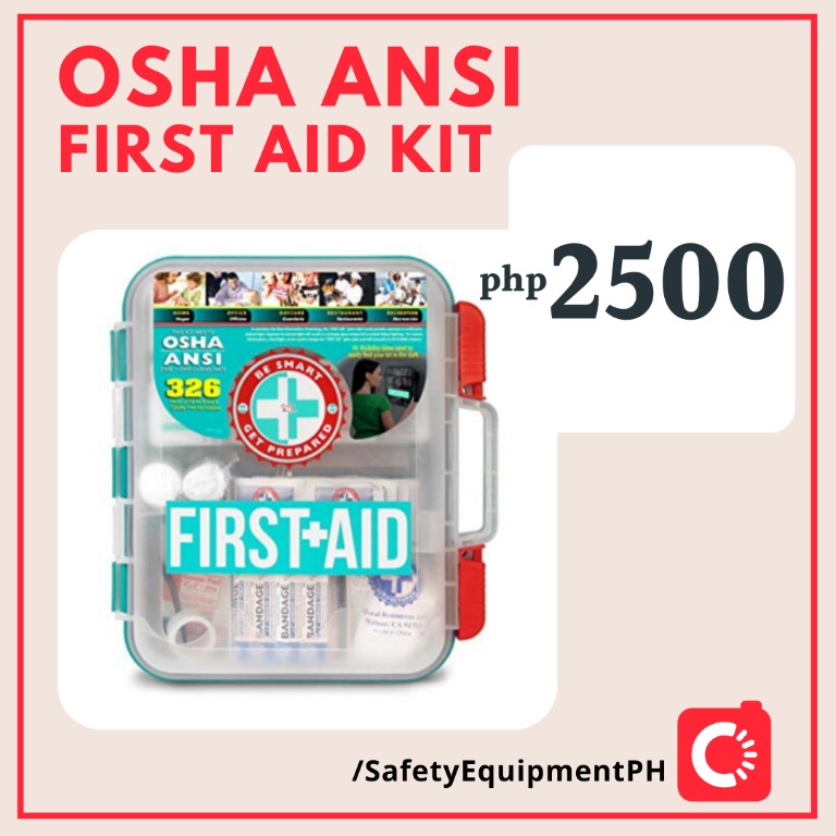 OSHA ANSI First Aid Kit, Health & Nutrition, Medical Supplies & Tools ...