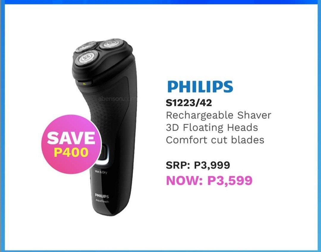 Philips S1223 Wet or Dry electric shaver, Beauty & Personal Care, Men's ...