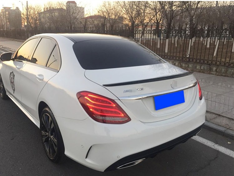 Mercedes Benz W205 Spoiler 2016-18 C180/C200/C230 C-class spoiler, Car ...