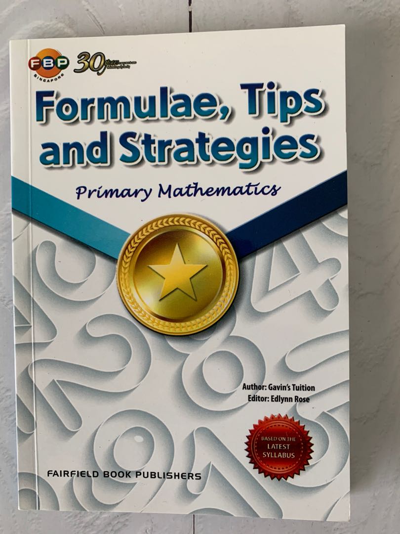 Primary Mathematics - Formulae, Tips and Strategies, Hobbies & Toys ...