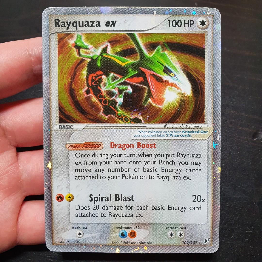 Rayquaza ex - 102/107 - Ultra-Rare (Ex Deoxys Singles) Pokemon TCG ...
