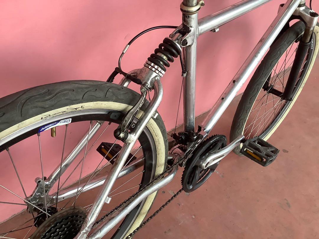Retro mtb dual shock size 26 53tt 46st NEGO, Sports Equipment, Bicycles ...