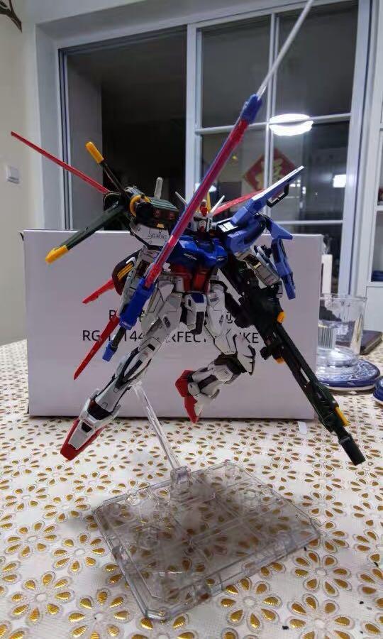 RG Perfect Strike Gundam Conversion Backpack Set - Battery, Hobbies ...