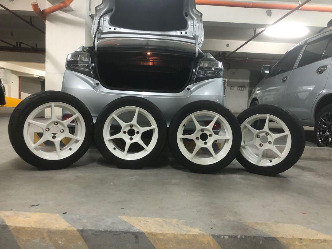 Rota P1 Buddy Club TFS401 with Achilles 123's Tires, Car Parts ...