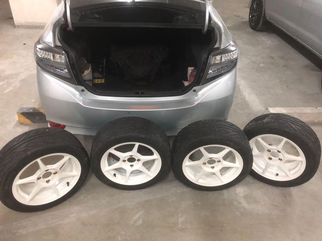 Rota P1 Buddy Club TFS401 with Achilles 123's Tires, Car Parts ...