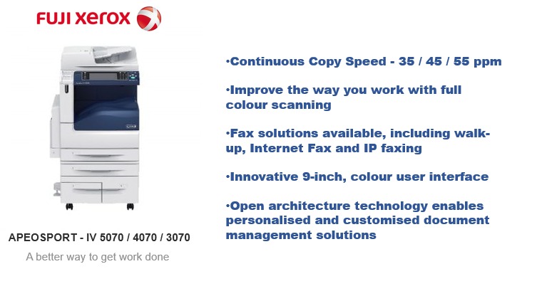 SALES - RENTAL -LEASE FUJI XEROX APEOSPORT - IV 5070 / 4070 / 3070, Computers & Tech, Printers ...