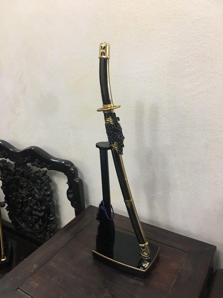 Samurai sword ( replica ), Furniture & Home Living, Home Decor, Clocks ...