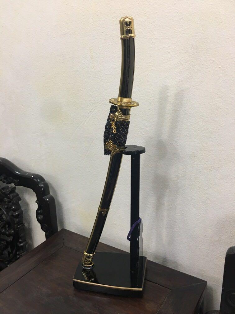 Samurai sword ( replica ), Furniture & Home Living, Home Decor, Clocks ...