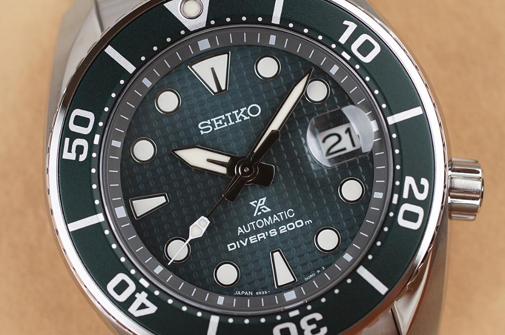 Seiko SPB177 "Ice Diver" Green Sumo US Special Edition, Men's Fashion ...