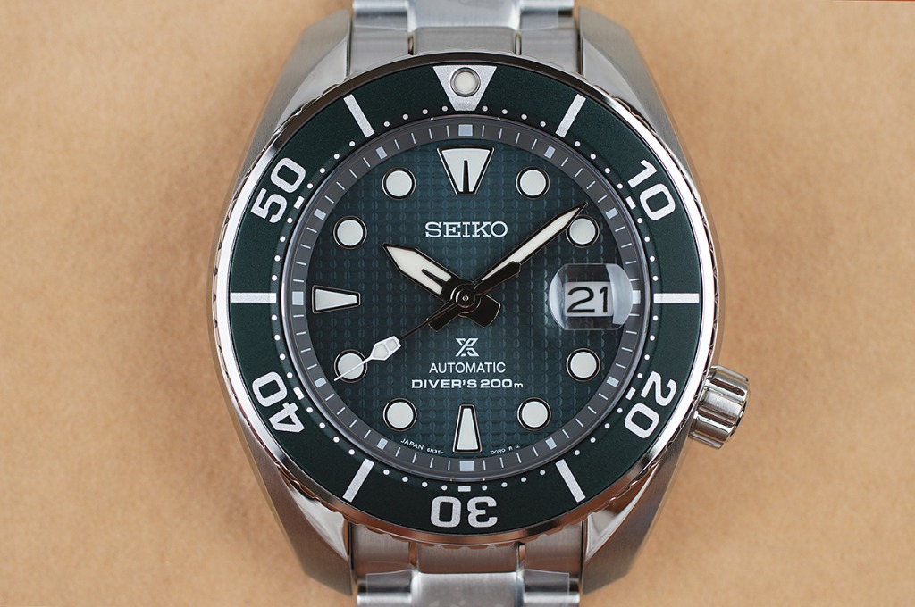 Seiko SPB177 "Ice Diver" Green Sumo US Special Edition, Men's Fashion ...