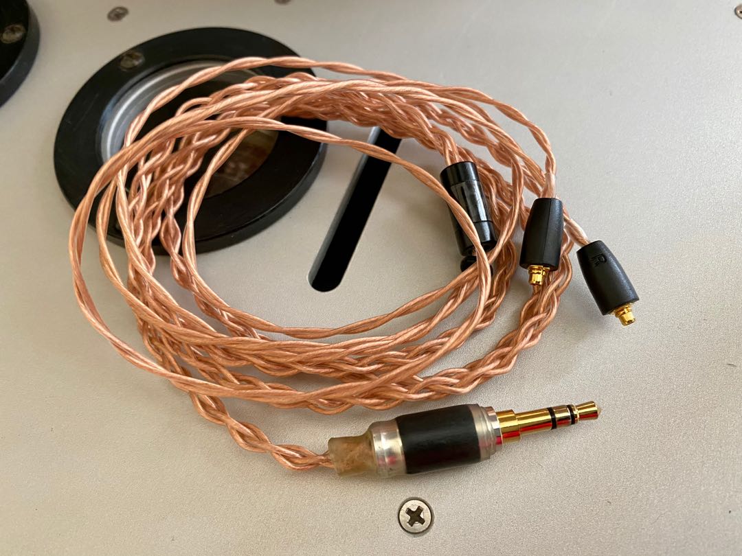 SGAUDIOHIVE COPPER IEM cable MMCX 3.5mm cable, Audio, Portable Audio ...