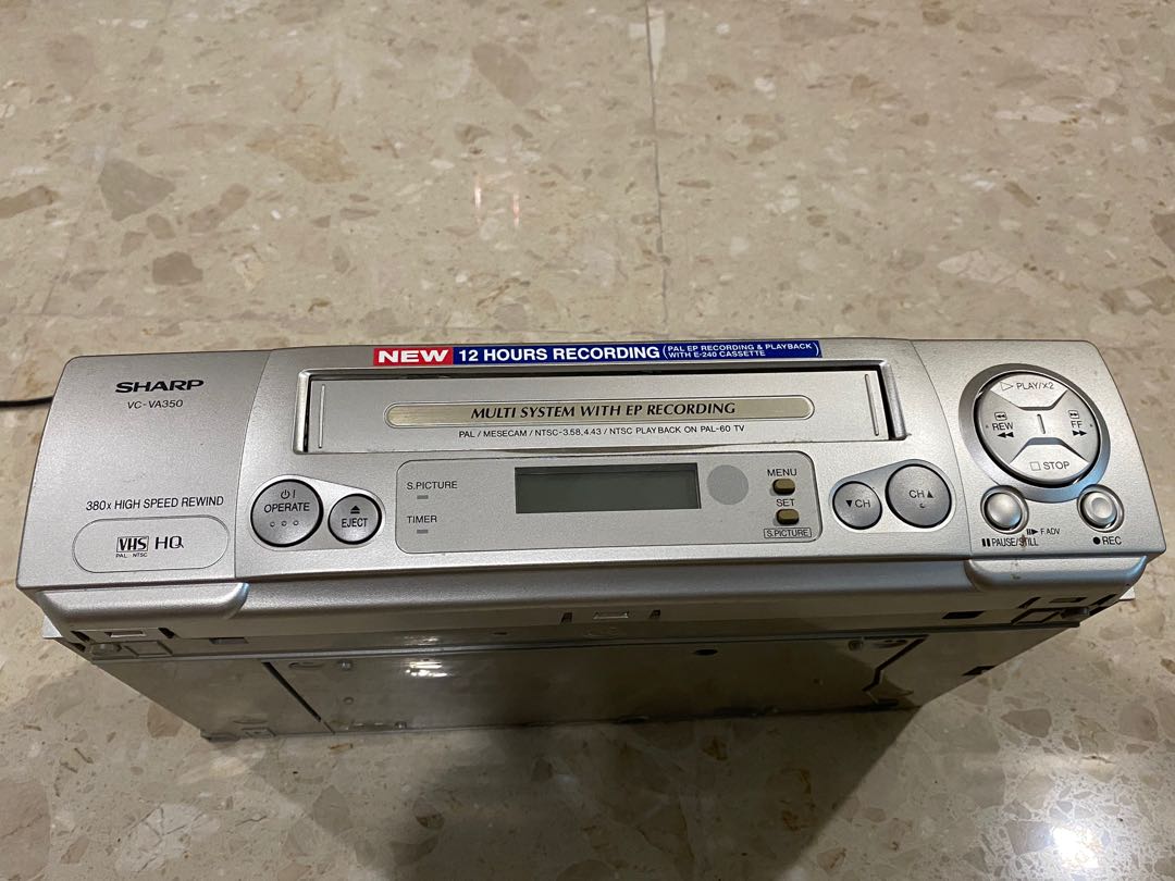 SHARP VHS Recorder, TV & Home Appliances, TV & Entertainment, TV on ...