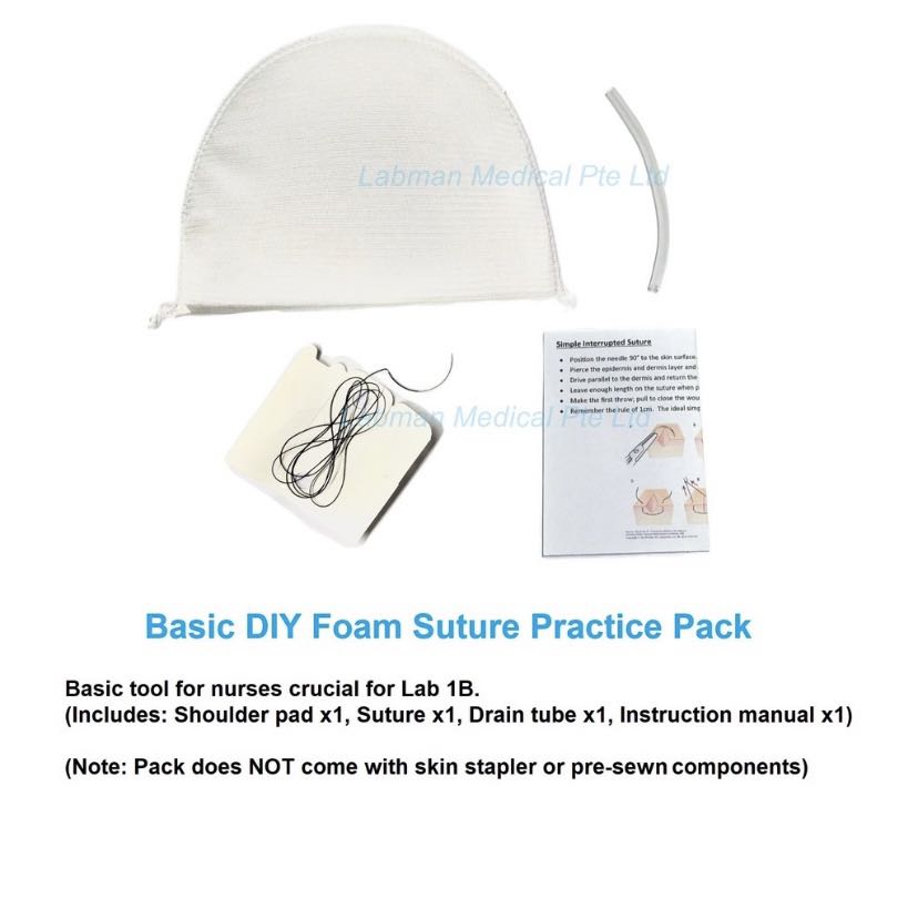 Shoulder Pads (Foam) + Suture / Wound Care pad by Labman, Everything ...