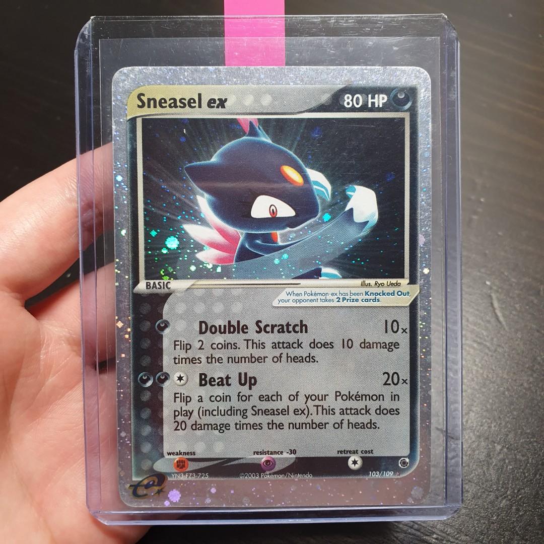 Sneasel ex - 103/109 - Ultra-Rare (Ex Ruby & Sapphire Singles) Pokemon ...