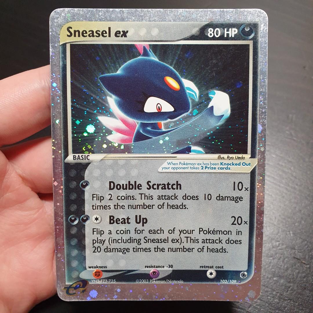 Sneasel ex - 103/109 - Ultra-Rare (Ex Ruby & Sapphire Singles) Pokemon ...