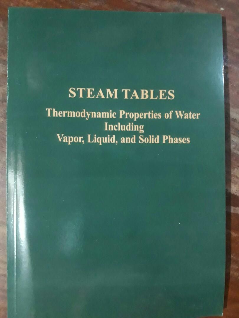 STEAM TABLES WITH CHART, Hobbies & Toys, Books & Magazines, Children's ...