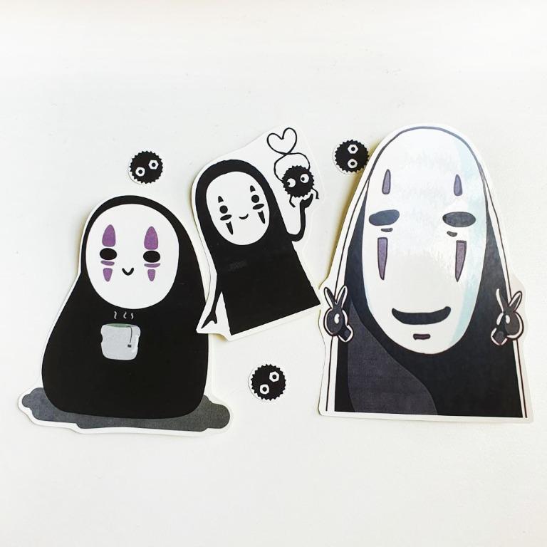 Studio Ghibli, No Face Stickers, Hobbies & Toys, Stationery & Craft ...