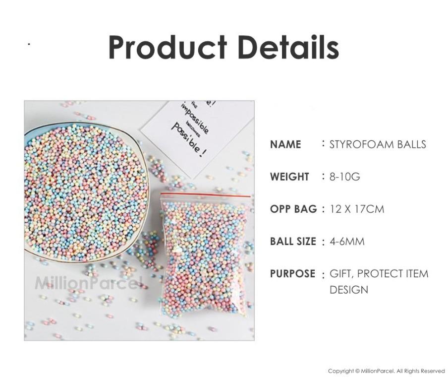 Colourfull Styrofoam Ball | Rainbow Foam Balls | Wedding/Birthday Gift ...