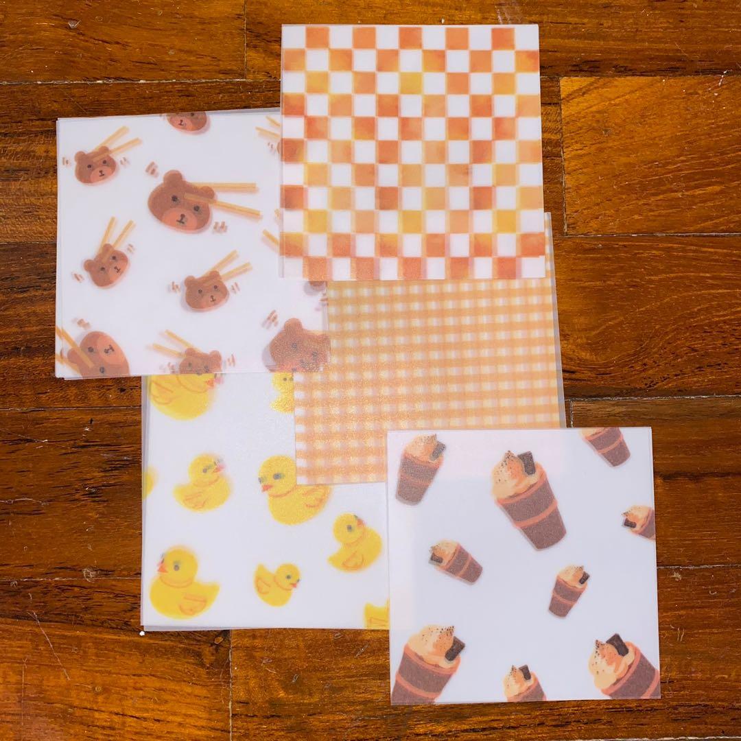 Translucent Design Paper, Hobbies & Toys, Stationery & Craft, Craft ...