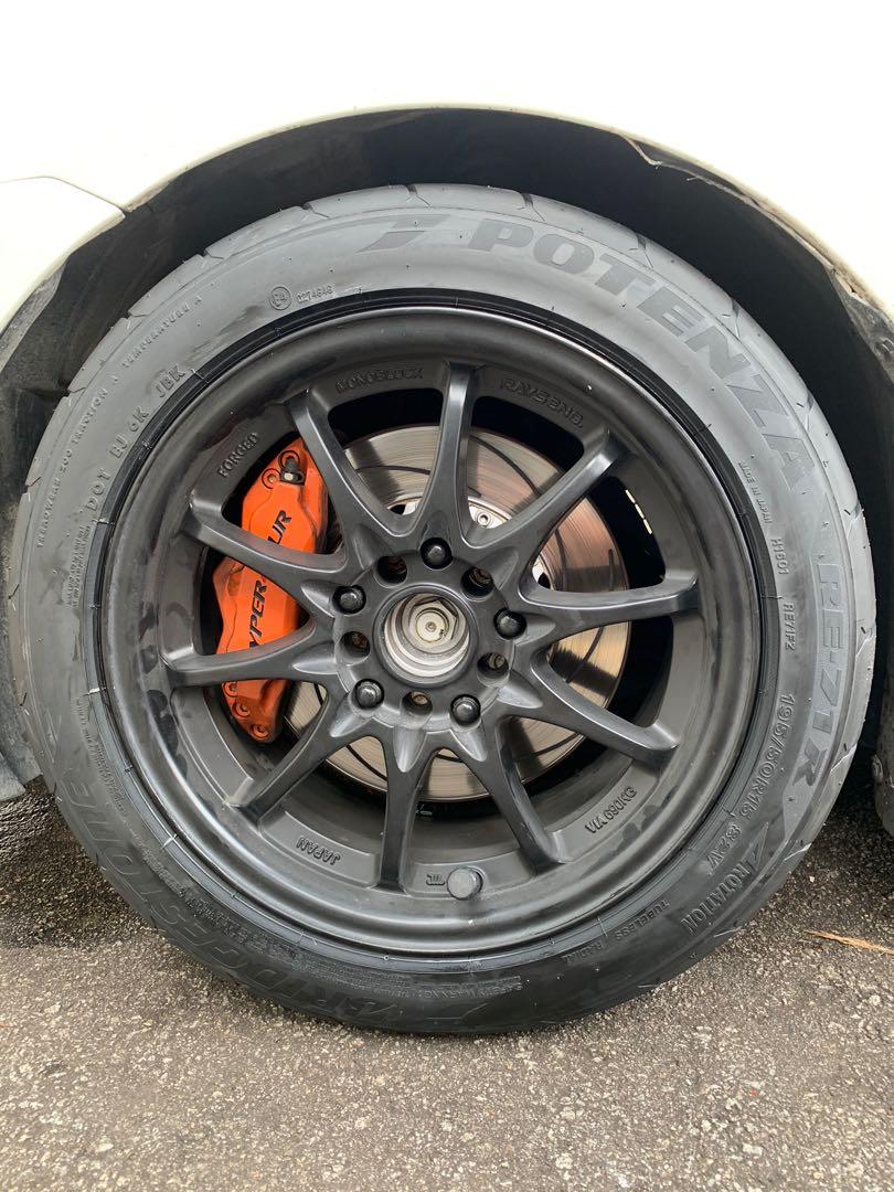 Used Bridgestone potenza RE71 195/50/15, Car Accessories, Tyres & Rims ...