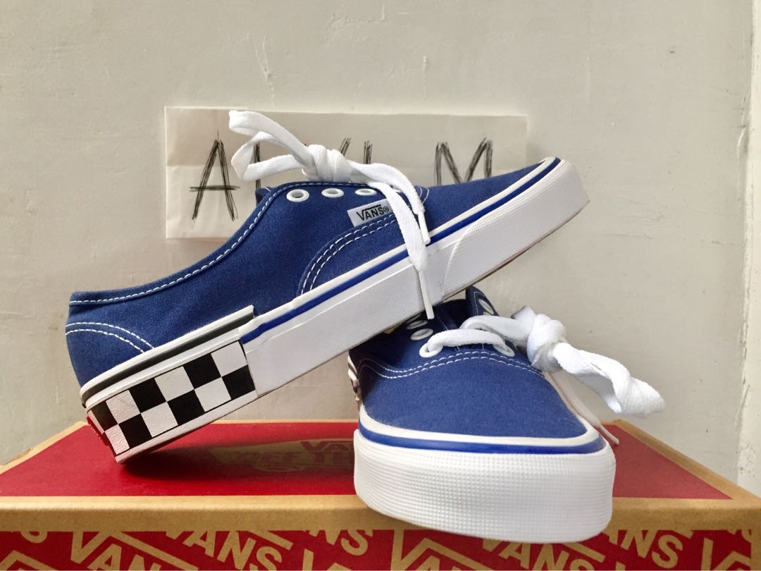 Vans Authentic Blue, Men's Fashion, Footwear, Sneakers on Carousell