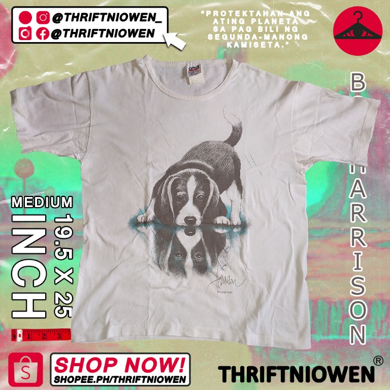 Vintage Bob Harrison Art tee, Men's Fashion, Tops & Sets, Formal Shirts ...