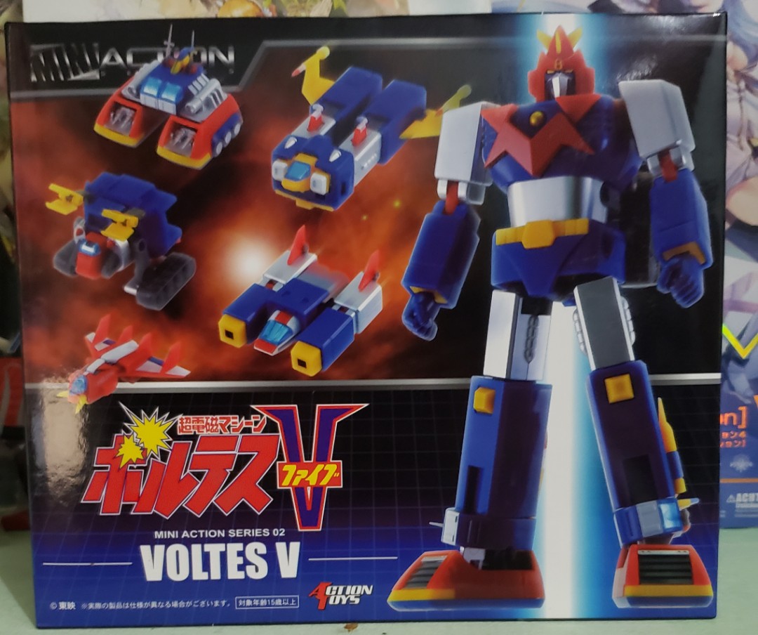 Voltes v mini action series 02, Hobbies & Toys, Toys & Games on Carousell