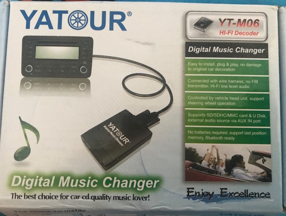 Yatour Digital Music Changer USB Sd Aux Mp3 Music Interface for Pioneer ...