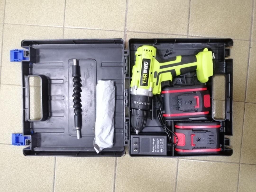 YSA 36vf cordless hammer drill, Furniture & Home Living, Home ...