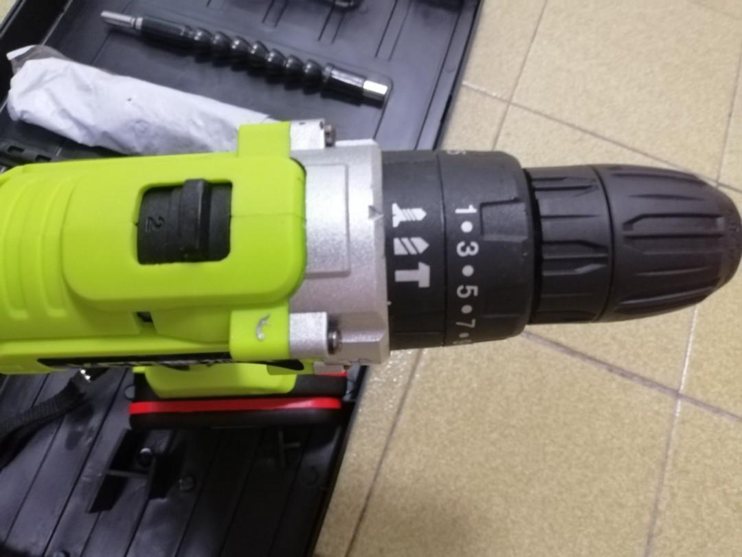 YSA 36vf cordless hammer drill, Furniture & Home Living, Home ...