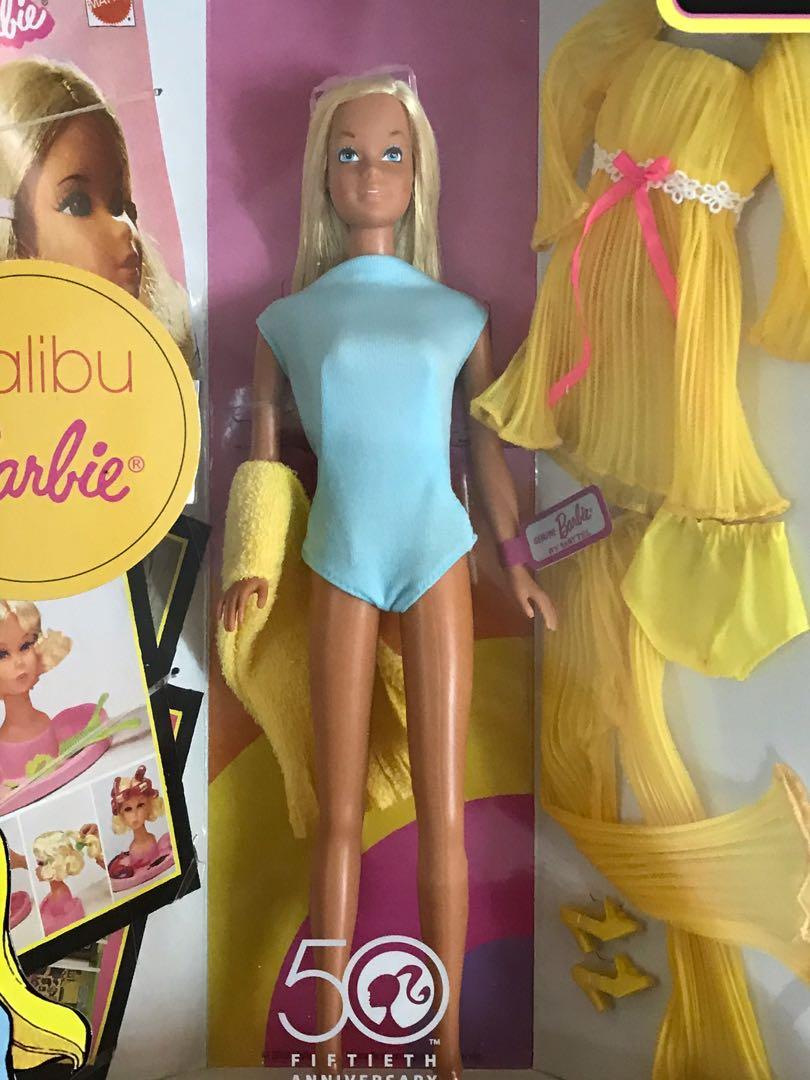 NRFB My Favorite Malibu Barbie (1971) Doll #N4977 Vintage repro Mattel ...