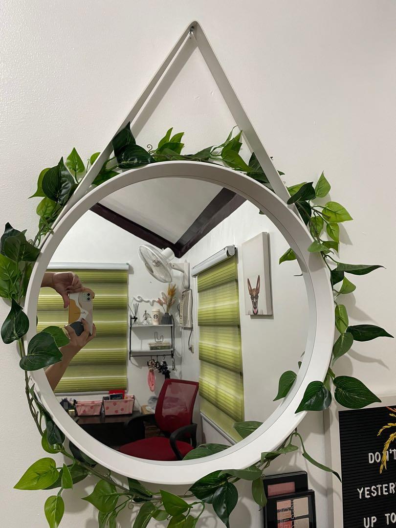 Aesthetic Round Mirror on Carousell