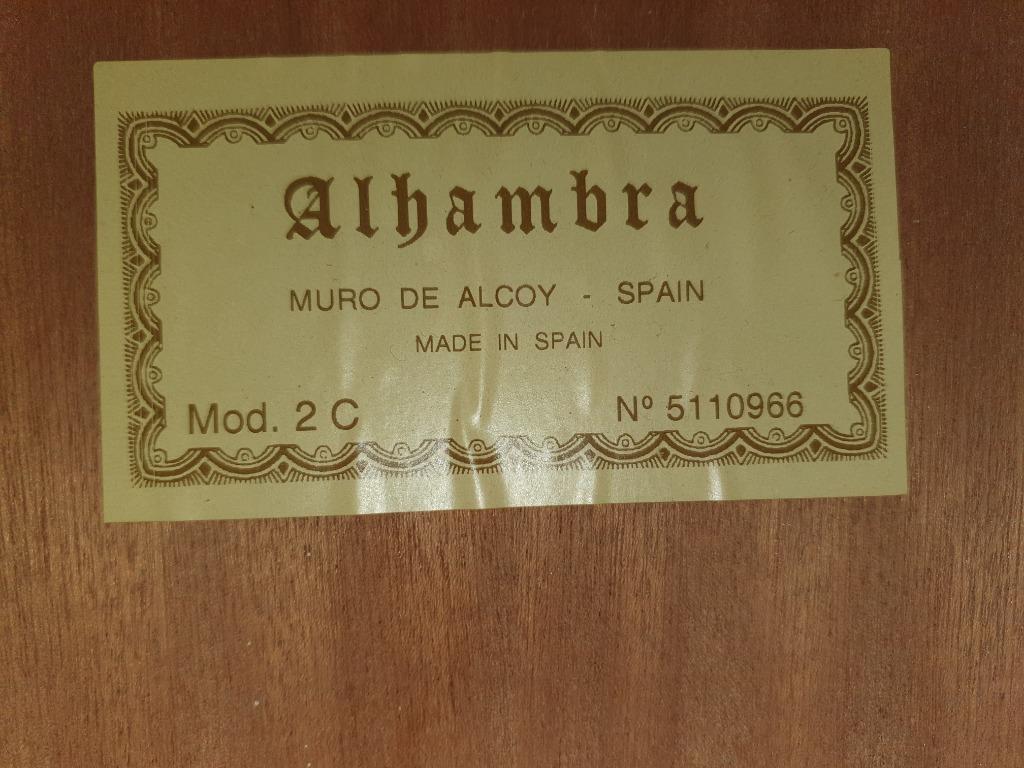 Classical Guitar Alhambra 2C, Hobbies & Toys, Music & Media, Musical ...
