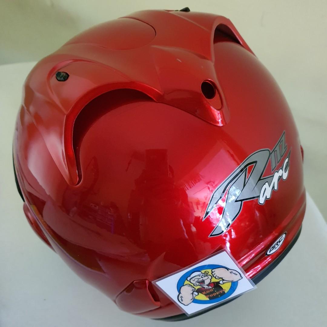 ARC RITZ HELMET RED COLOUR, Motorcycles, Motorcycle Accessories on ...