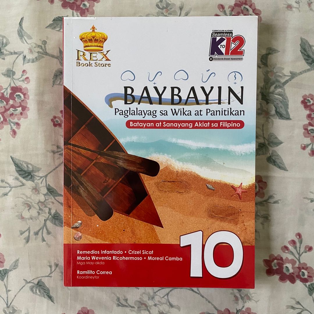 Sanayang Aklat Sa Filipino Cover