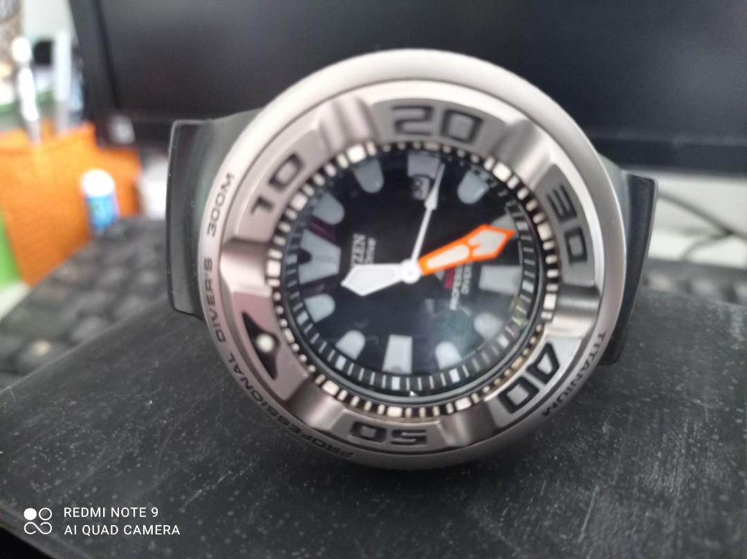 Citizen Ecozila Ecodrive Tooldiver Titanium 300m, Luxury, Watches on ...