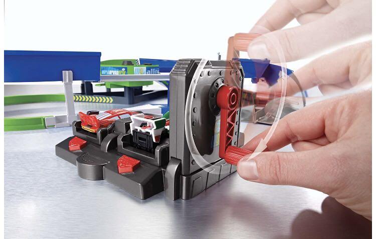 Disney Pixar Cars Stunt Racers Double Decker Speedway Track Set ...