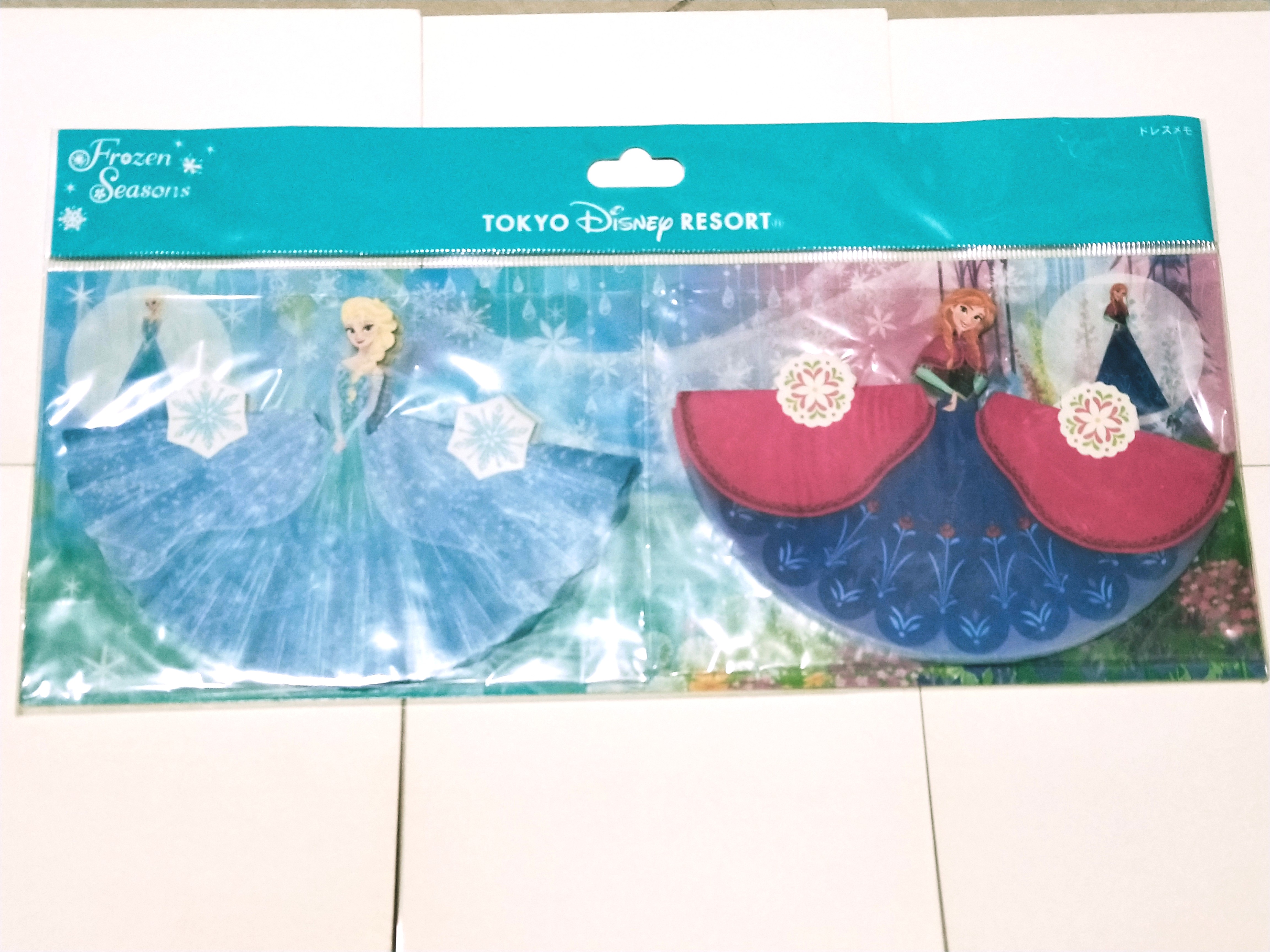 Elsa and Anna Disney note cards, Design & Craft, Art & Prints on Carousell