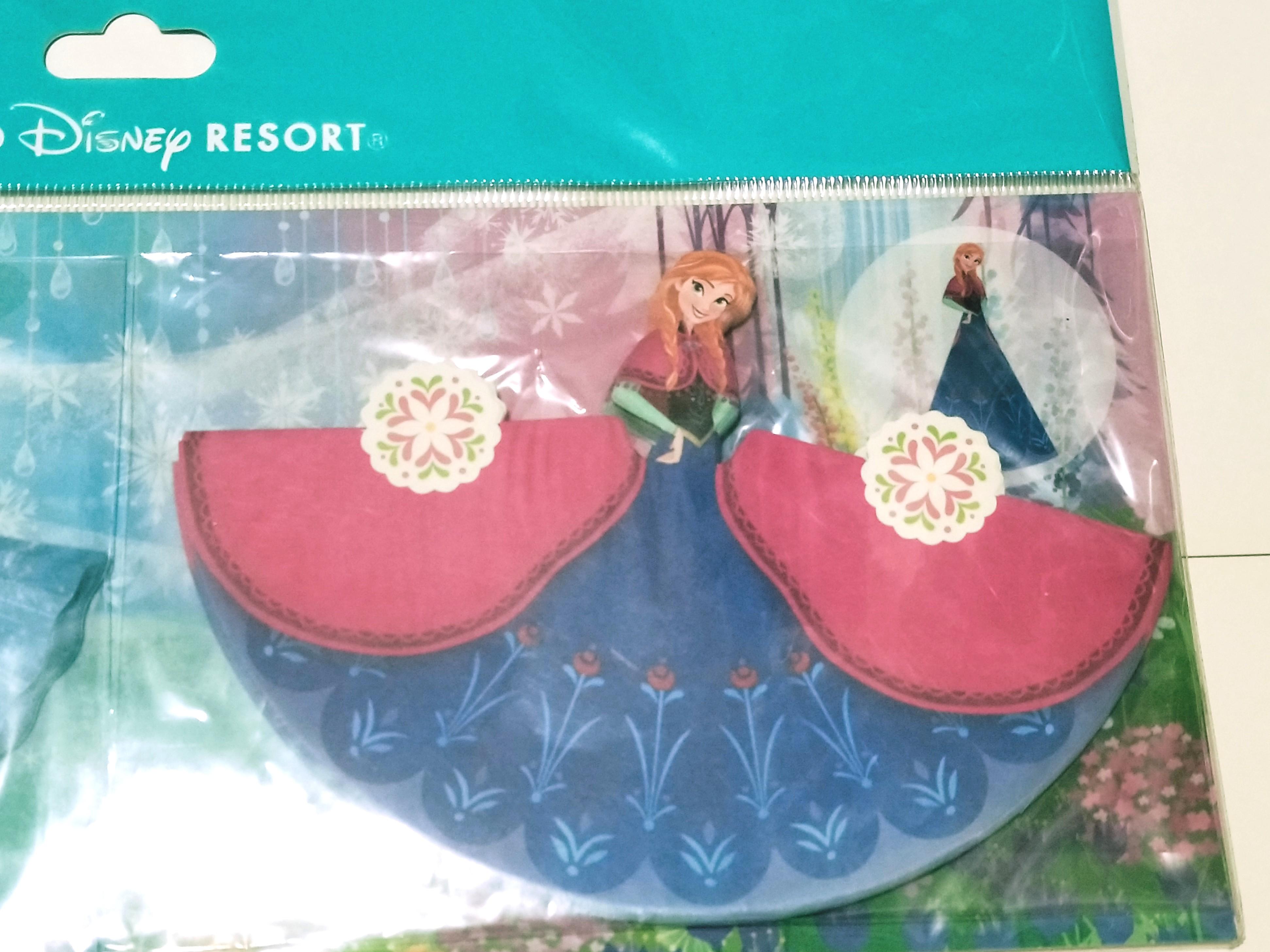 Elsa and Anna Disney note cards, Design & Craft, Art & Prints on Carousell