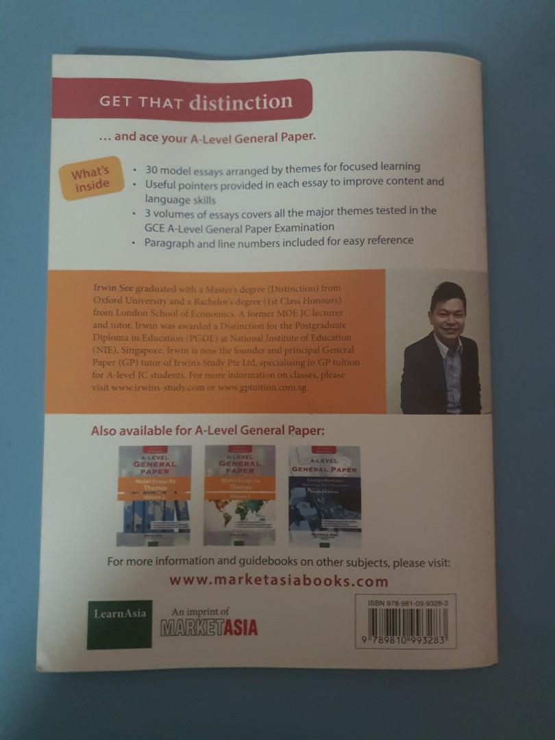 General paper model essay, Hobbies & Toys, Books & Magazines ...