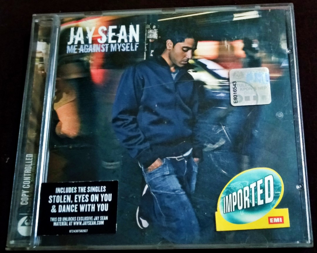 Jay Sean (me against myself) imported album, Hobbies & Toys, Music ...