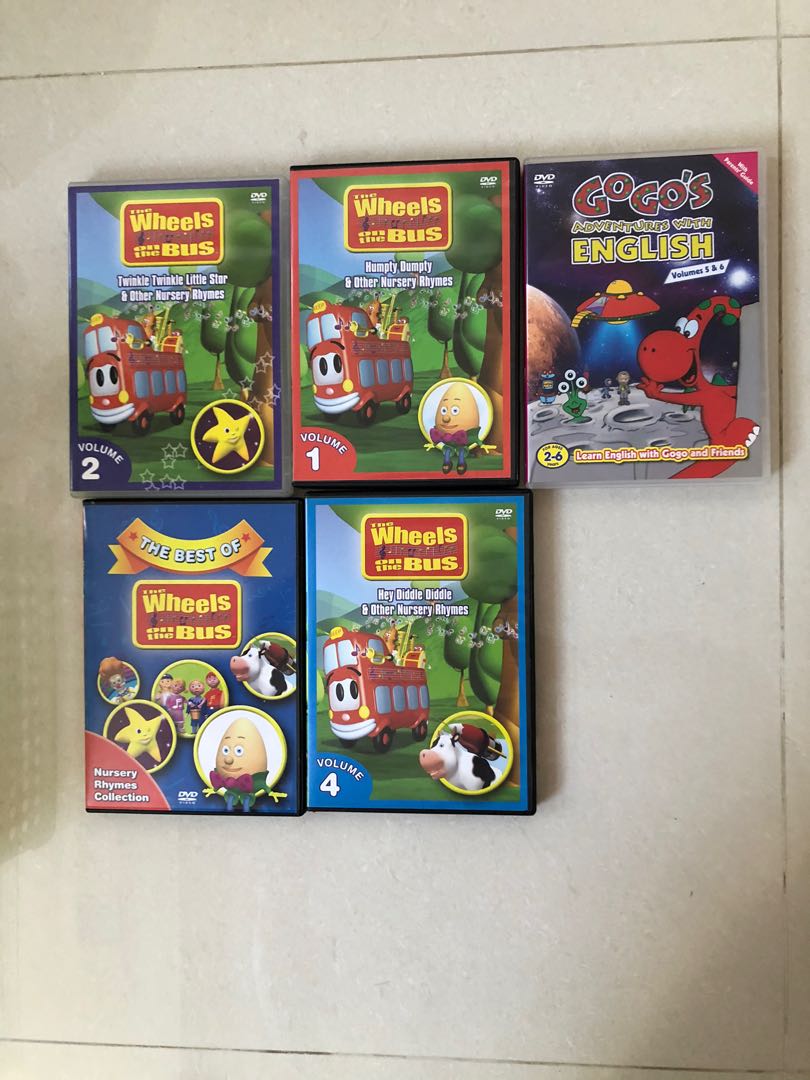 Kids dvds wheels on the bus , peppa pig, barney , peppa pig, Hobbies ...