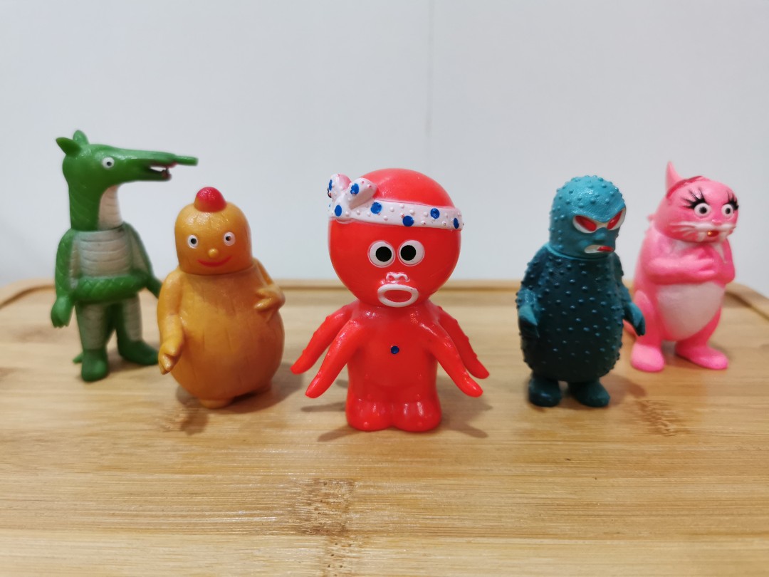 Kure kure takora popy sofubi Vintage bandai mini set, Hobbies & Toys, Toys & Games on Carousell